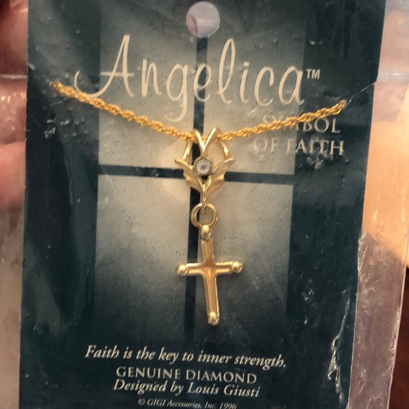 Jewelry | Angelica Symbol Of Faith Cross Necklace | Poshmark